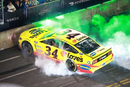 Burnouts On Broadway 2021, Nascar, Nashville, Tennessee, USA - 01 Dec ...