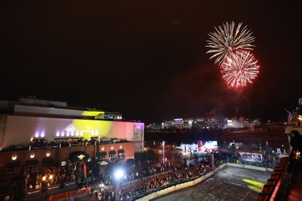 View Burnouts On Broadway During Nascar Editorial Stock Photo - Stock ...