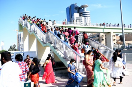 Christian Worshipers Arrive Attend Mass Kuwait Editorial Stock Photo ...