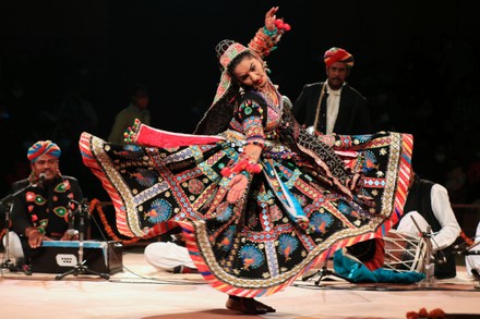 Artists Rajasthan Region Perform Traditional Kalbelia Editorial Stock ...