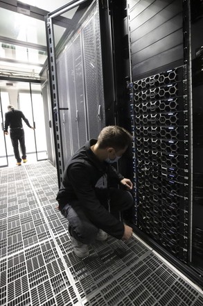 Room Server Bay Equipped Ssd Disk Editorial Stock Photo - Stock Image ...