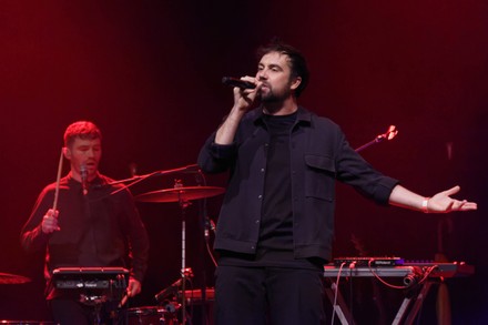 French Singer Martin Luminet Concert La Editorial Stock Photo - Stock ...