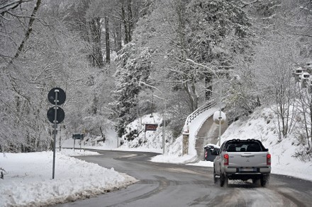 imágenes de Snow falls on Ski resort on Monte Terminillo, Rieti, Italy ...