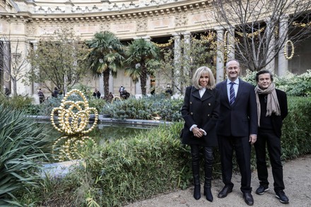 First Lady Brigitte Macron Second Gentleman Editorial Stock Photo ...