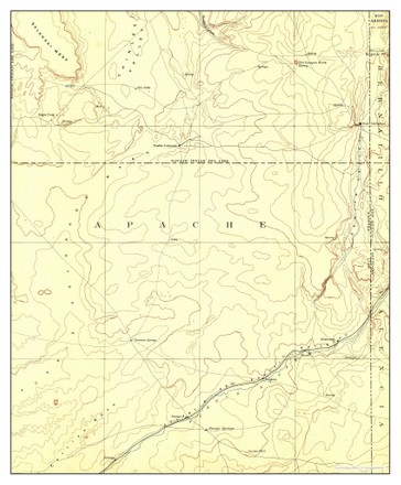 Usa Timeless Maps Fort Defiance Arizona Editorial Stock Photo - Stock ...
