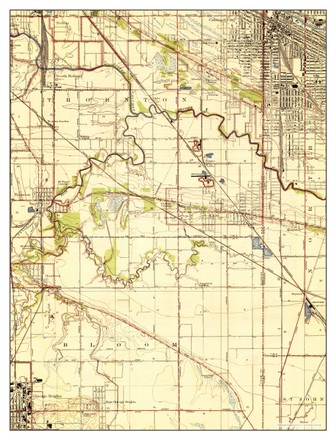 Usa Timeless Maps Calumet City Illinois Editorial Stock Photo - Stock ...