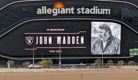 john madden memorial allegiant stadium las vegas Stock Photos ...