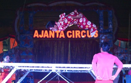 Circus Entertainment Spectacle Usually Consisting Trained Editorial ...