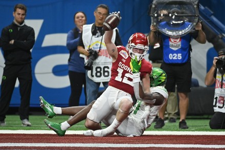 Oklahoma Sooners Wide Receiver Drake Stoops Editorial Stock Photo ...