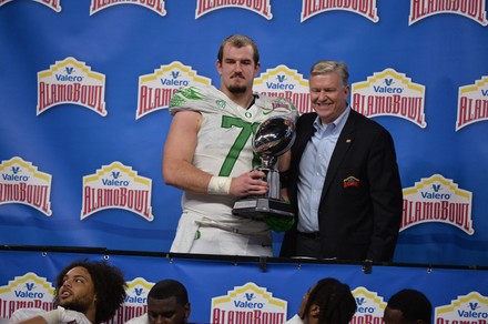 Oregon Ducks Offensive Lineman Alex Forsyth Editorial Stock Photo ...