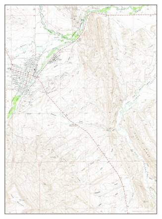 Usa Timeless Maps Lander Wyoming Map Editorial Stock Photo - Stock ...