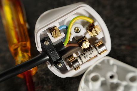 Wiring an electrical plug - Jan 2011 Stock Pictures, Editorial Images ...