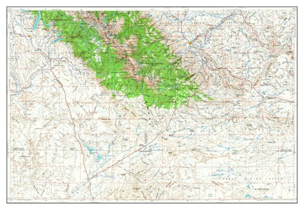 Usa Timeless Maps Lander Wyoming Map Editorial Stock Photo - Stock ...