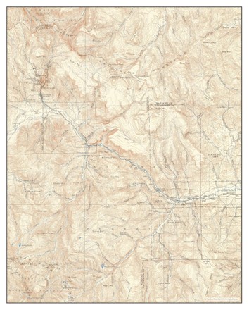 Usa Timeless Maps Creede Colorado Map Editorial Stock Photo - Stock ...