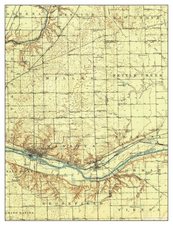 Usa Timeless Maps Marseilles Illinois Map Editorial Stock Photo - Stock ...