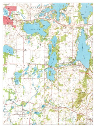 Usa Timeless Maps Oconomowoc East Wisconsin Editorial Stock Photo ...