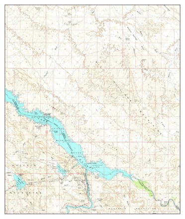 Usa Timeless Maps Parker Dam Arizona Editorial Stock Photo - Stock ...