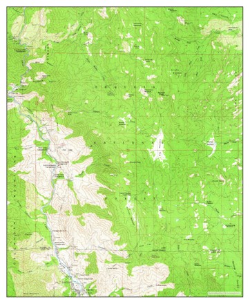 Usa Timeless Maps Kernville California Map Editorial Stock Photo ...