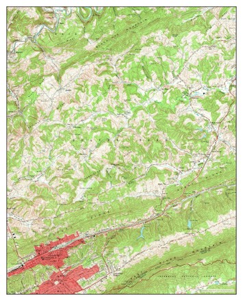 Usa Timeless Maps Bluefield West Virginia Editorial Stock Photo - Stock ...