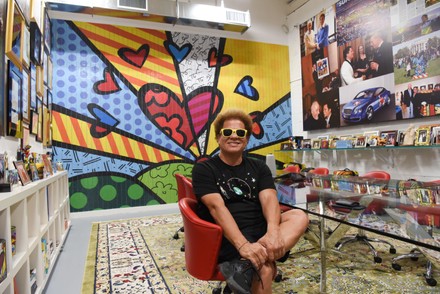 Exclusive Brazilian Artist Romero Britto His Editorial Stock Photo ...