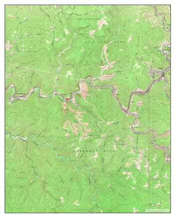 Usa Timeless Maps Mullens West Virginia Editorial Stock Photo - Stock ...