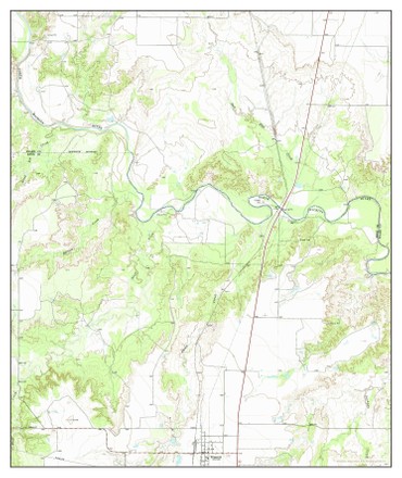 Usa Timeless Maps Truscott North Texas Editorial Stock Photo - Stock ...