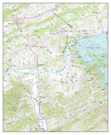 Usa Timeless Maps Douglas Dam Tennessee Editorial Stock Photo - Stock ...