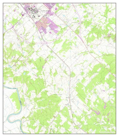 Usa Timeless Maps Wellborn Texas Map Editorial Stock Photo - Stock ...