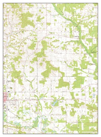 Usa Timeless Maps Reedsburg East Wisconsin Editorial Stock Photo ...