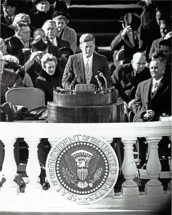 Us President John F Kennedy Delivers Editorial Stock Photo - Stock ...