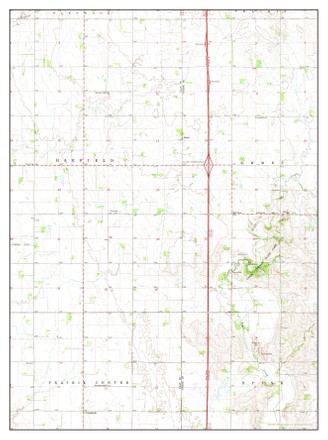 Usa Timeless Maps Alsen South Dakota Editorial Stock Photo - Stock ...