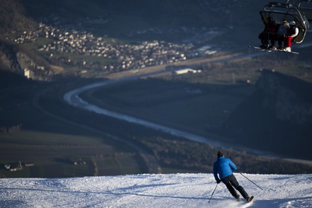 Skiing in Switzerland, Bad Ragaz - 31 Dec 2021 Stock Pictures ...