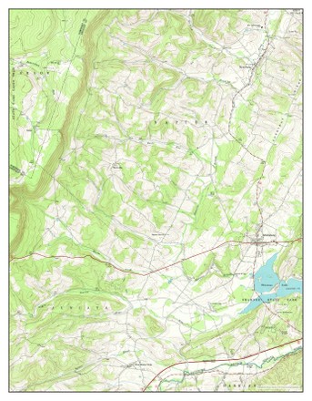 Usa Timeless Maps Schellsburg Pennsylvania Map Editorial Stock Photo ...