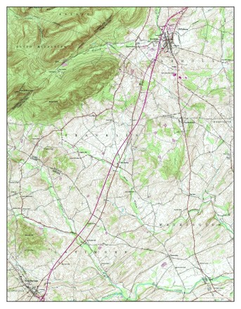 Usa Timeless Maps Dillsburg Pennsylvania Map Editorial Stock Photo ...
