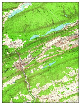 Usa Timeless Maps Tamaqua Pennsylvania Map Editorial Stock Photo ...