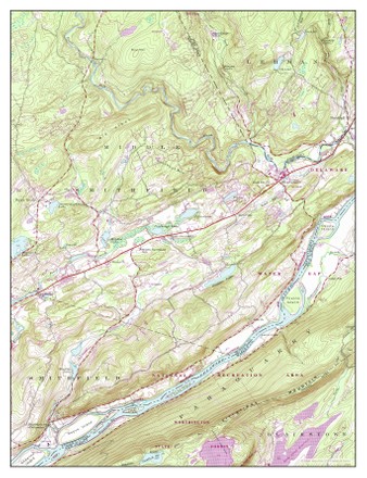 Usa Timeless Maps Bushkill Pennsylvania Map Editorial Stock Photo ...