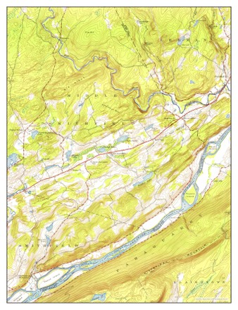 Usa Timeless Maps Bushkill Pennsylvania Map Editorial Stock Photo ...