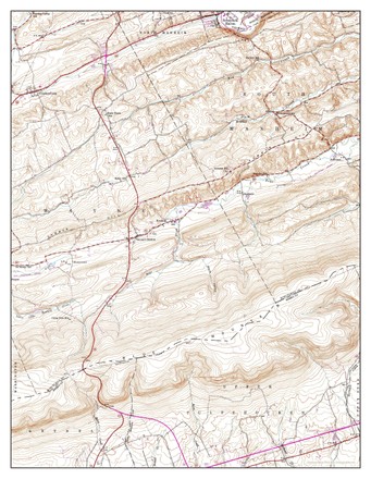 Usa Timeless Maps Friedensburg Pennsylvania Map Editorial Stock Photo ...