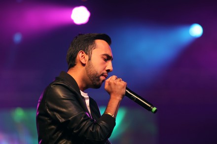 Indocanadian Singer Prophec Performs During South Editorial Stock Photo ...
