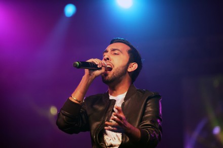 Indocanadian Singer Prophec Performs During South Editorial Stock Photo ...