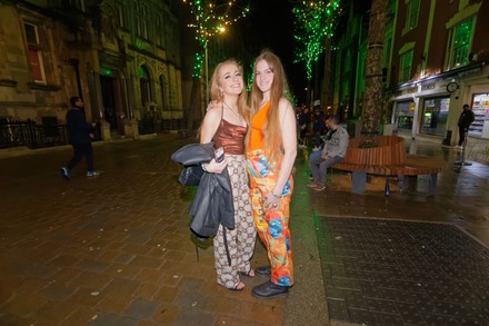 New Year's Eve celebrations, Swansea, Wales, UK - 31 Dec 2021 Stock ...
