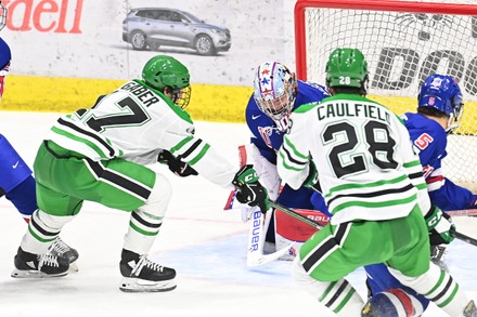 North Dakota Bench During Ncaa Mens Editorial Stock Photo - Stock Image ...