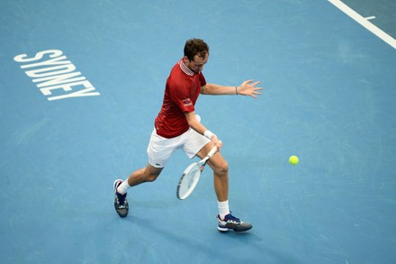 Daniil Medvedev Russia Plays Forehand During Editorial Stock Photo ...