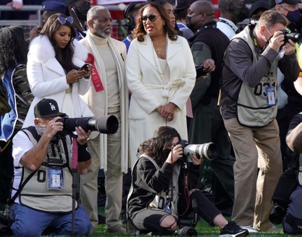 Levar Burton Daughter Mica Burton Wife Editorial Stock Photo - Stock ...