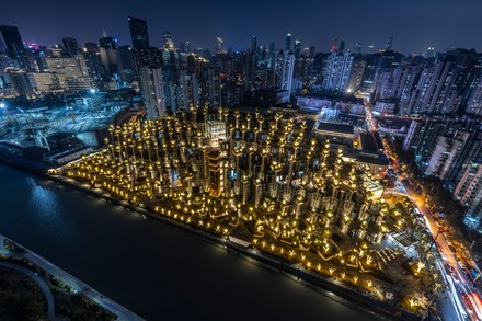 1000 Trees Shopping Center Shanghai China Editorial Stock Photo - Stock ...
