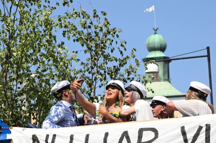 Happy Swedish Students On Graduation Day Editorial Stock Photo - Stock ...