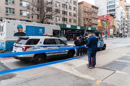 Police Officers 6th Precinct Investigate Scene Editorial Stock Photo ...