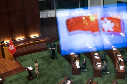Lawmakers oath-taking ceremony, Hong Kong, China - 03 Jan 2022 Stock ...