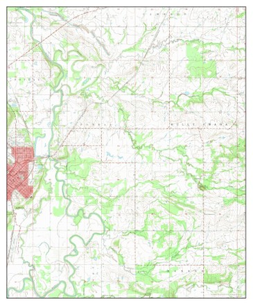 Usa Timeless Maps Poteau East Oklahoma Editorial Stock Photo - Stock ...