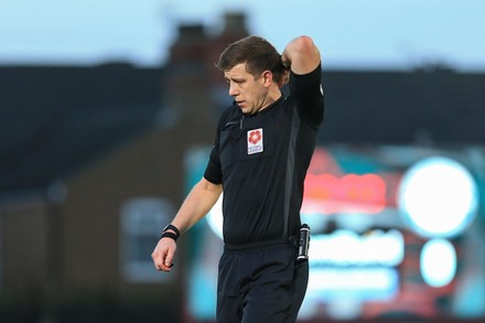 Referee Martin Woods During National League Editorial Stock Photo ...
